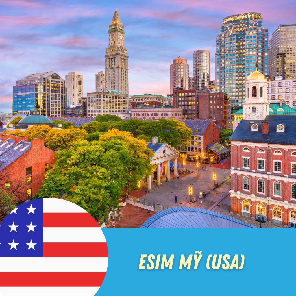 eSIM Mỹ (USA) - Internet tốc độ cao mọi lúc, mọi nơi